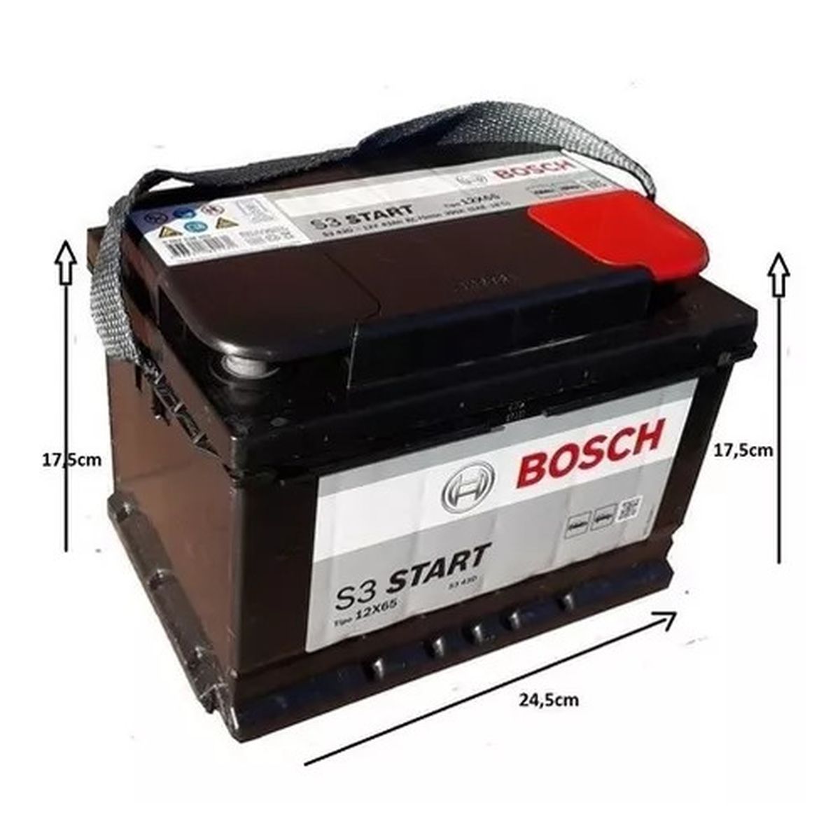 BAT S3 START 12X65 0092.S38.053-4GL| Naldo