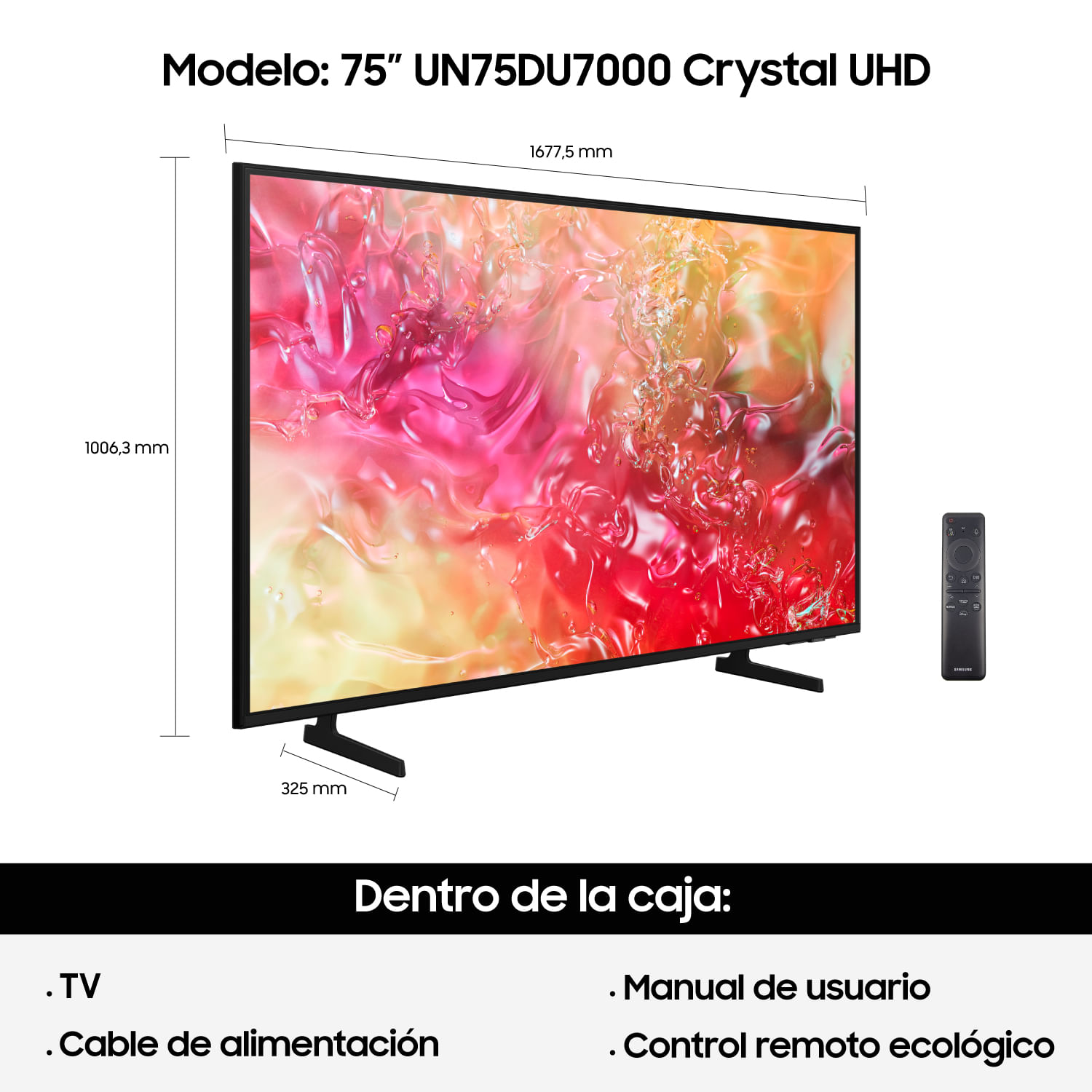 75 DU7000 SMART 4K UHD CRYSTAL HDMI - Naldo